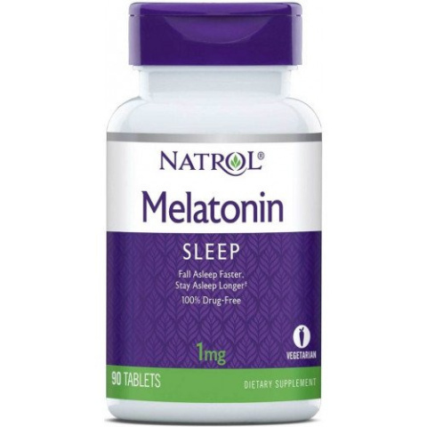 Natrol - Melatonin - 1 mg - 90 tabletek > Natrol